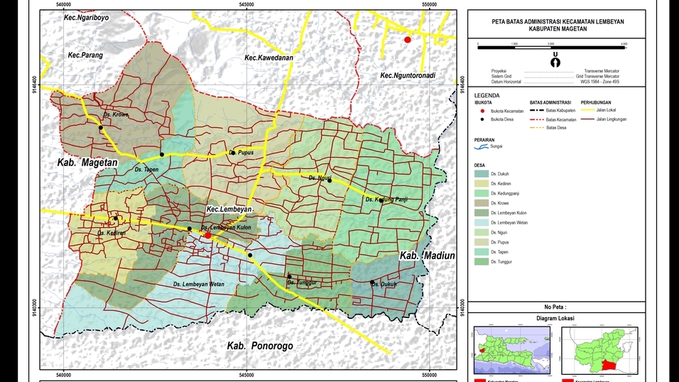 Jasa Pembuatan Peta Berbasisi GIS Menggunakan ArcGIS Desktop (Pemetaan Digital)