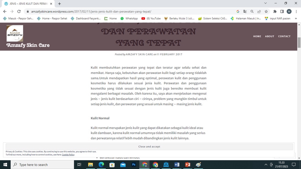 Jasa penulisan artikel, script youtube, script tiktok, dan prompt writer