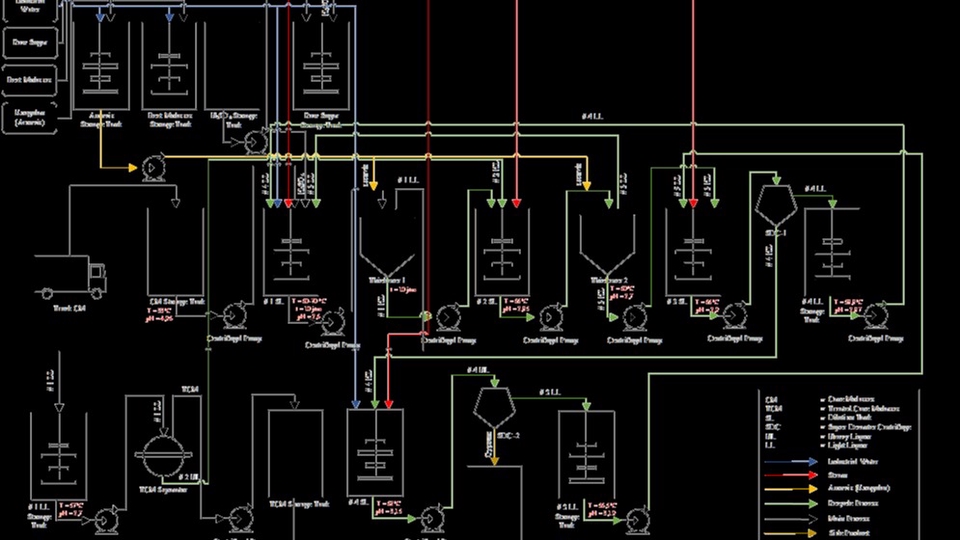 Process Flow Diagram (PFD) Visio