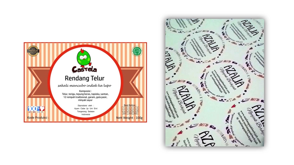 Sticker Label Produk UMKM