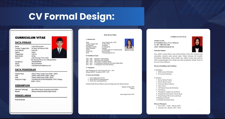 CV BERKUALITAS HARGA TERJANGKAU 1 HARI JADI