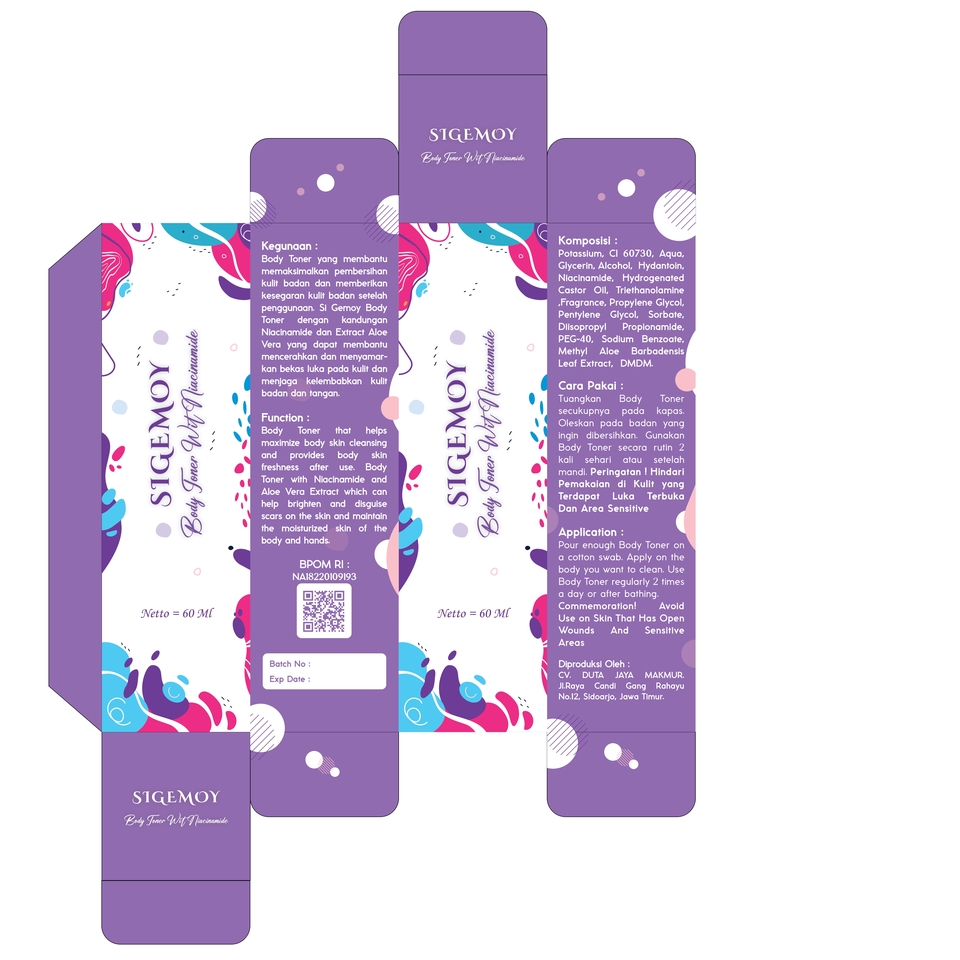 Desain Box Kemasan Produk