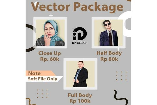 Vector Portrait 24 jadi