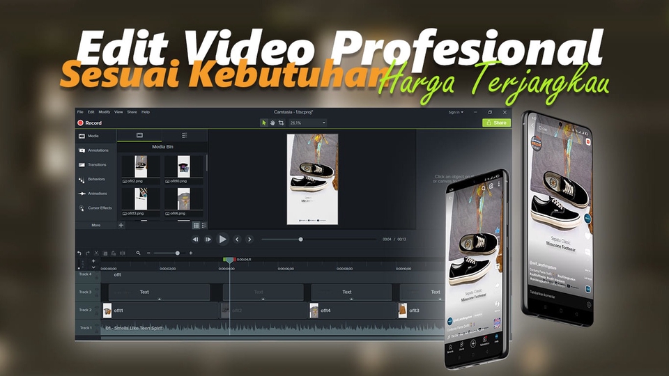 Edit Video Profesional Sesuai Kebutuhan - Harga Terjangkau