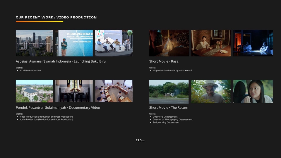 PRODUKSI VIDEO BERKUALITAS JABODETABEK