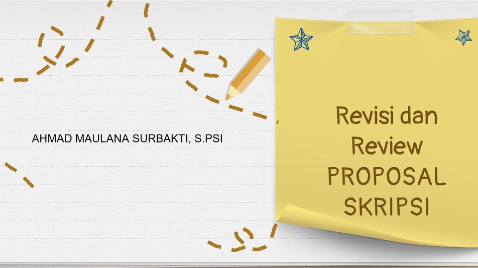 Review dan Revisi Proposal Skripsi