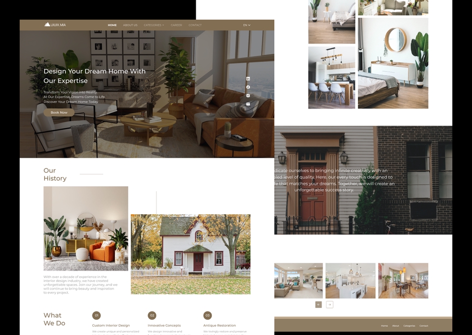 Jasa Desain UI/UX Mobile, Website Minimalis, Clean, Responsif dan Modern