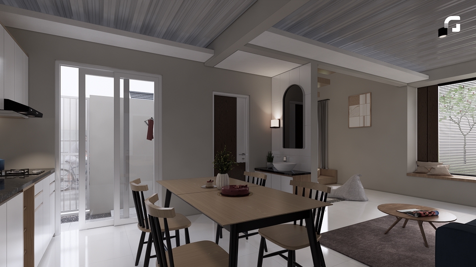 Render Interior Jadi dalam 2-3 Hari