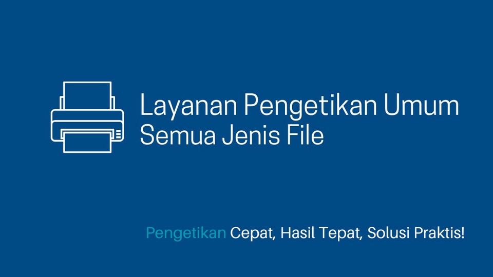 jasa Ketik Cepat (Pengetikan Umum dan Penulisan)