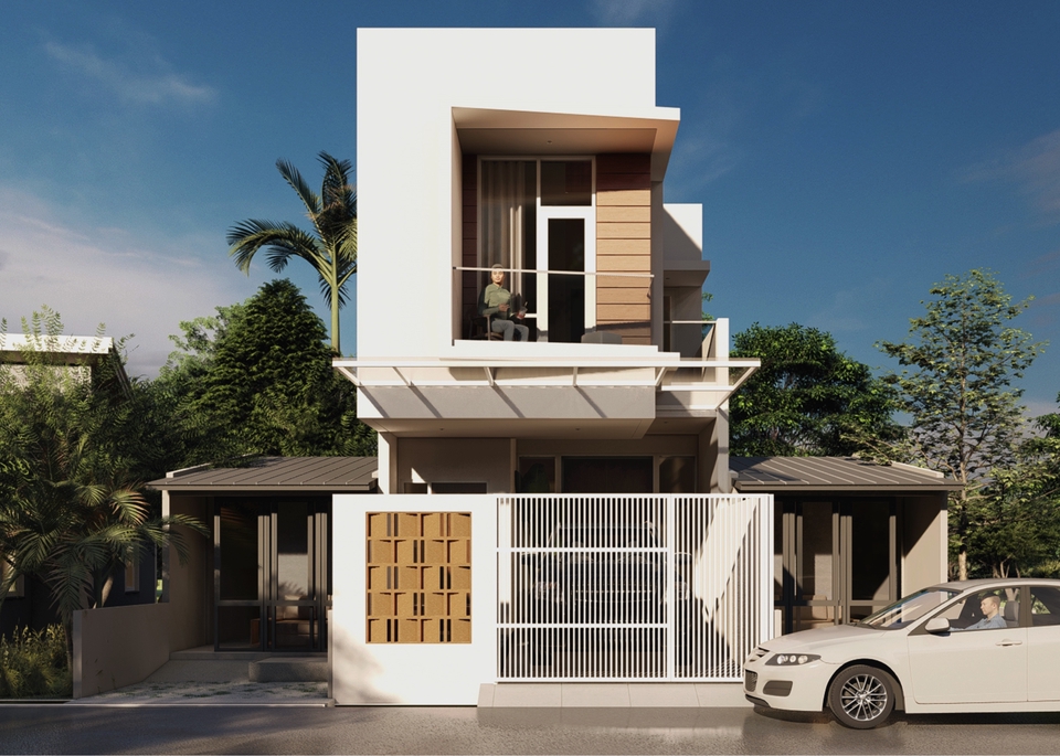 Jasa Desain Rendering 3D Eksterior Dan Perspektif Bangunan