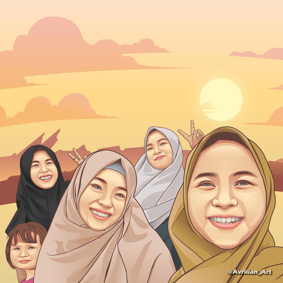 Jasa Ilustrasi Orang Vector Art
