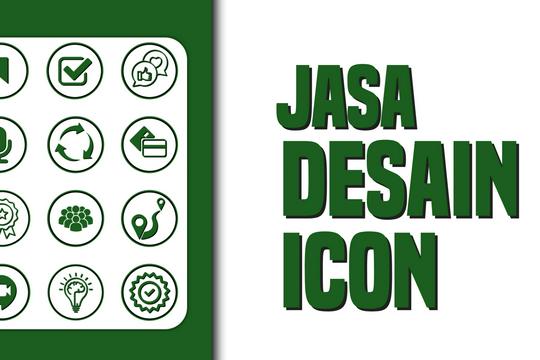 JASA DESAIN ICON UNTUK KEBUTUHAN WEBSITE DAN SOSMEDMU