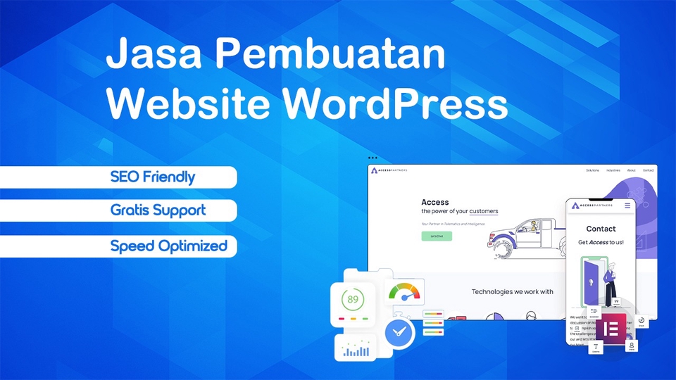Jasa Pembuatan Website WordPress – Profesional, Cepat, Responsif, & Optimal!