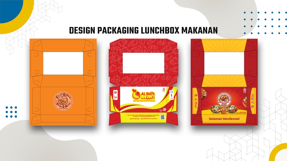 Custom Design Packaging Lunchbox Untuk Pedagang UMKM