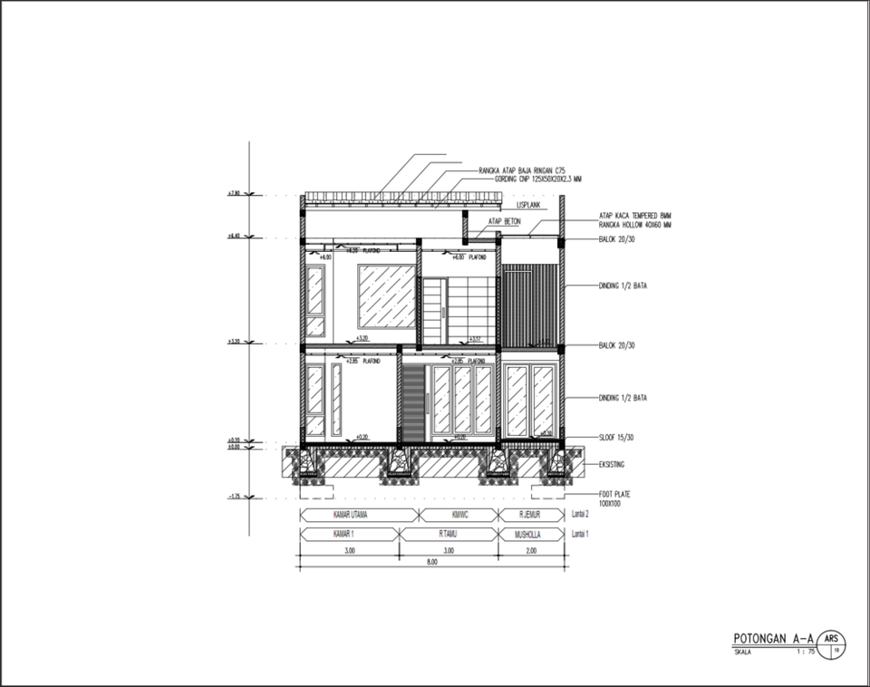Gambar Kerja ( DED / Detail Engineering Design )