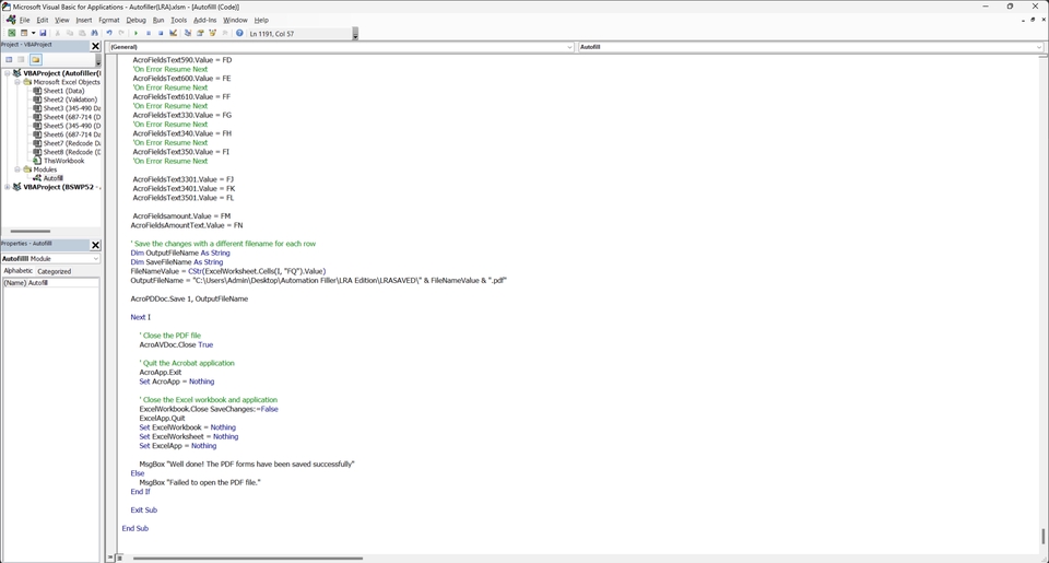 Excel Vba Macro Implementation 7879