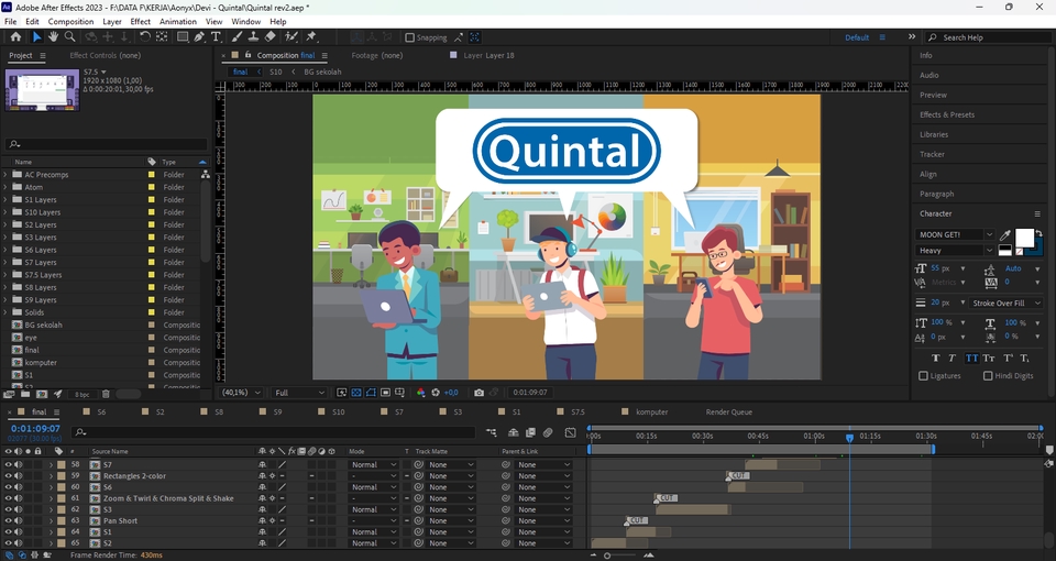 Pembuatan Motion Graphic Video Explainer dan Video Animasi 2D