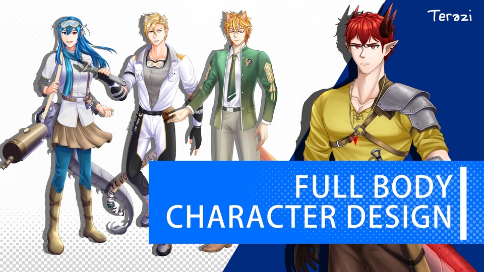 Fullbody Desain Karakter