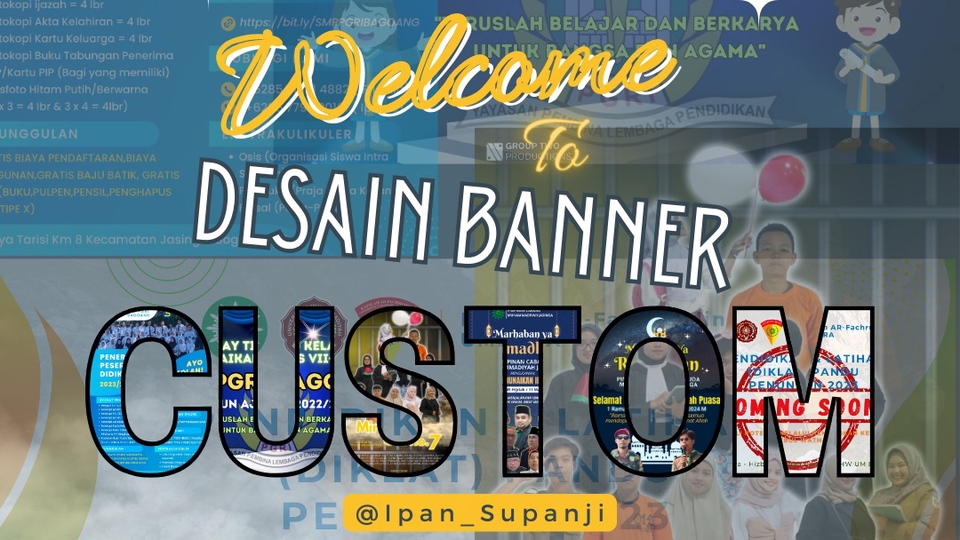 Desain Banner dan Flayer Online jadi 1 Hari