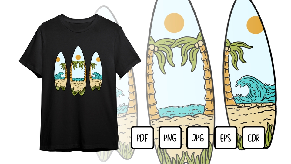 Desain Kaos Ilustrasi (Keren, Unik, Menarik) "VINTAGE RETRO ILLUSTRATION"