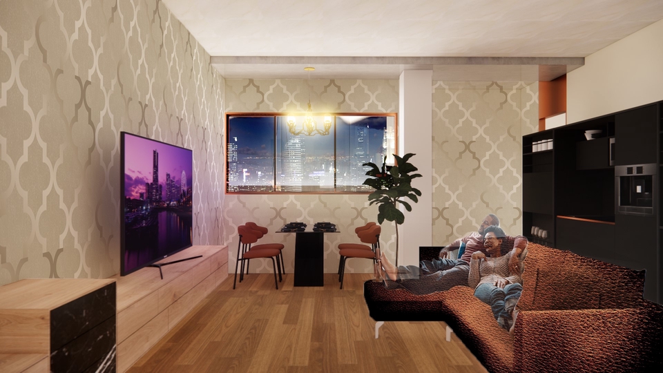 Render 3D Perspective / 3D SketchUp Model เรนเดอร์/ขึ้นโมเดล งานสถาปัตย์