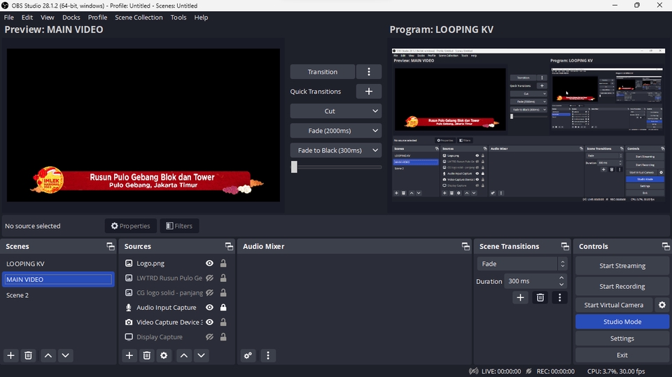 Live Streaming Operator