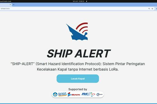 SHIP-ALERT Dashboard & Landing Page - Smart Hazard Identification ...