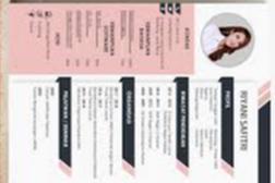 Desain cv / resume kekinian 1 hari jadi