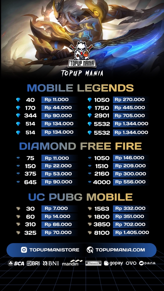 Design Story TopUp Game