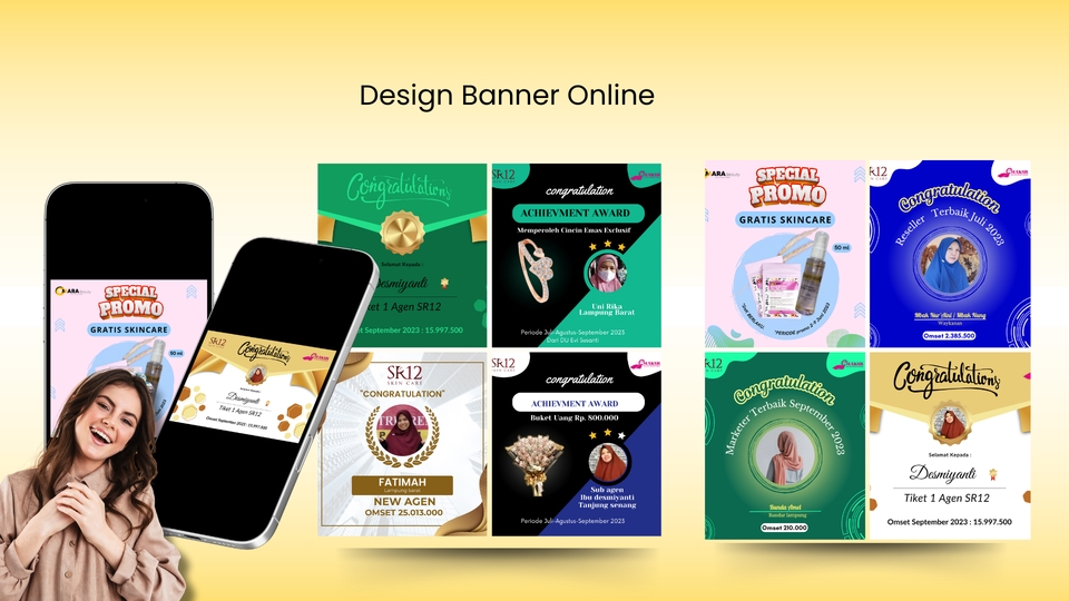 Banner Online Untuk Sosial Media post, cepat dan murah