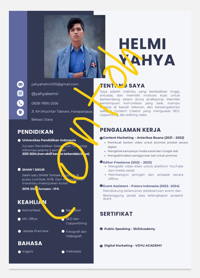 Bikin CV Kreatif & Profesional yang Dilirik HRD + Free Template!