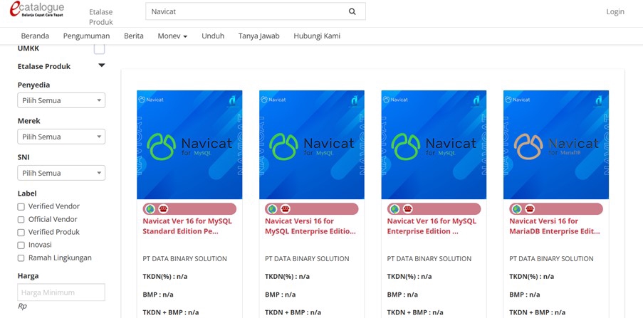 Jasa Upload Produk Perusahaan di E-Katalog V5 LKPP & E-Katalog V6 INAPROC