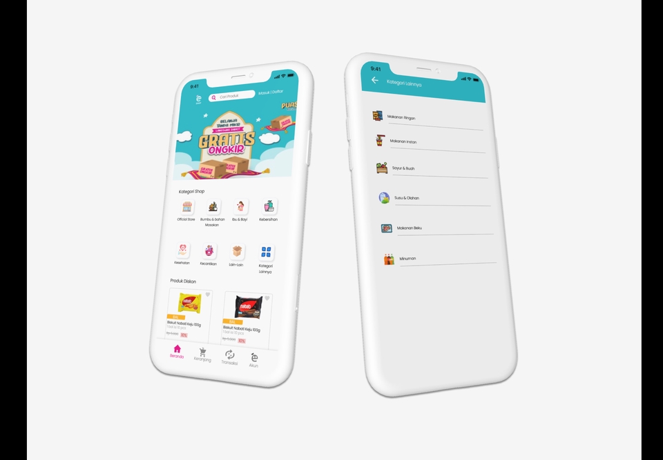 Jasa pembuatan UI/UX Design Website/Landing page & Mobile Profesional