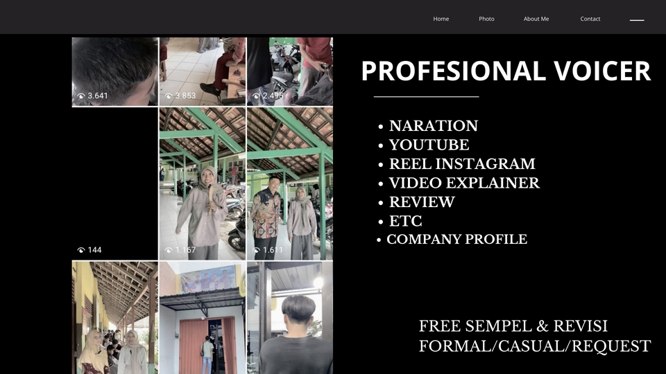 Visual dan Audio Konten