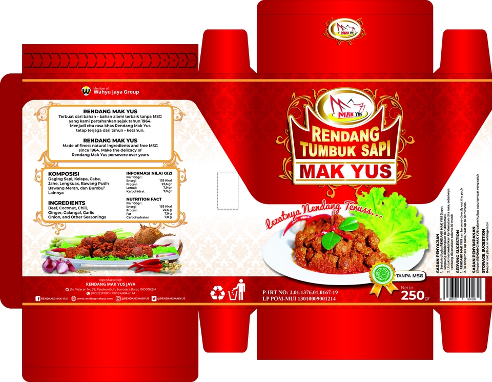 Kita spesialis Pembuatan Branding Label & Kemasan untuk UKM, Pribadi ...