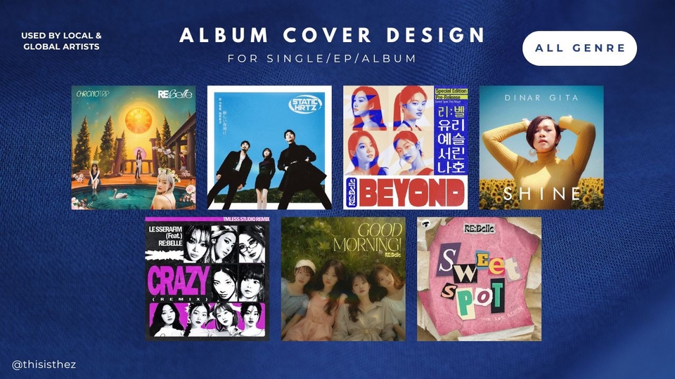 Design Album Cover untuk Single/EP/Album