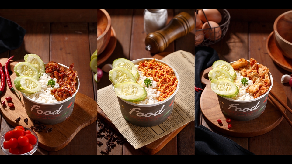 [JABODETABEK] JASA FOTO MAKANAN & DESIGN MENU