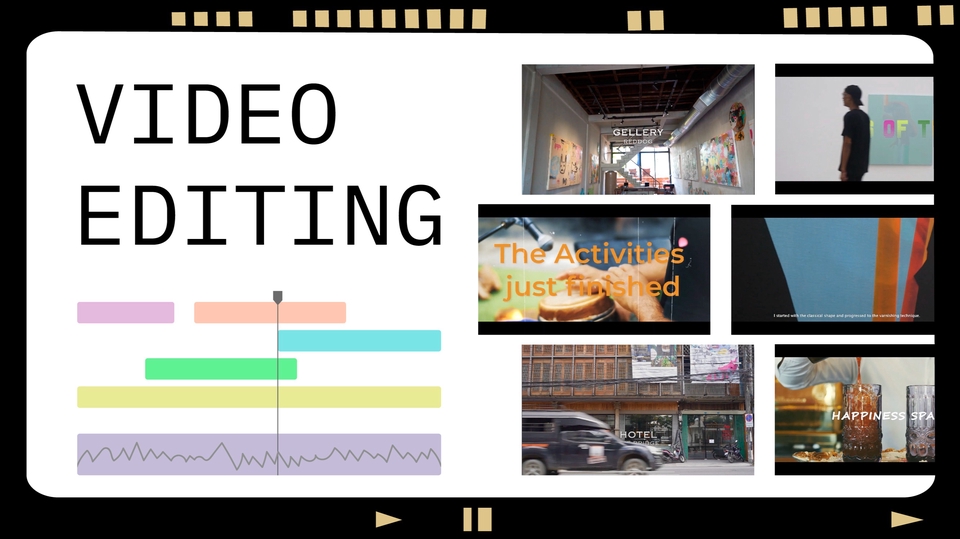 Video editing, motion, transitions