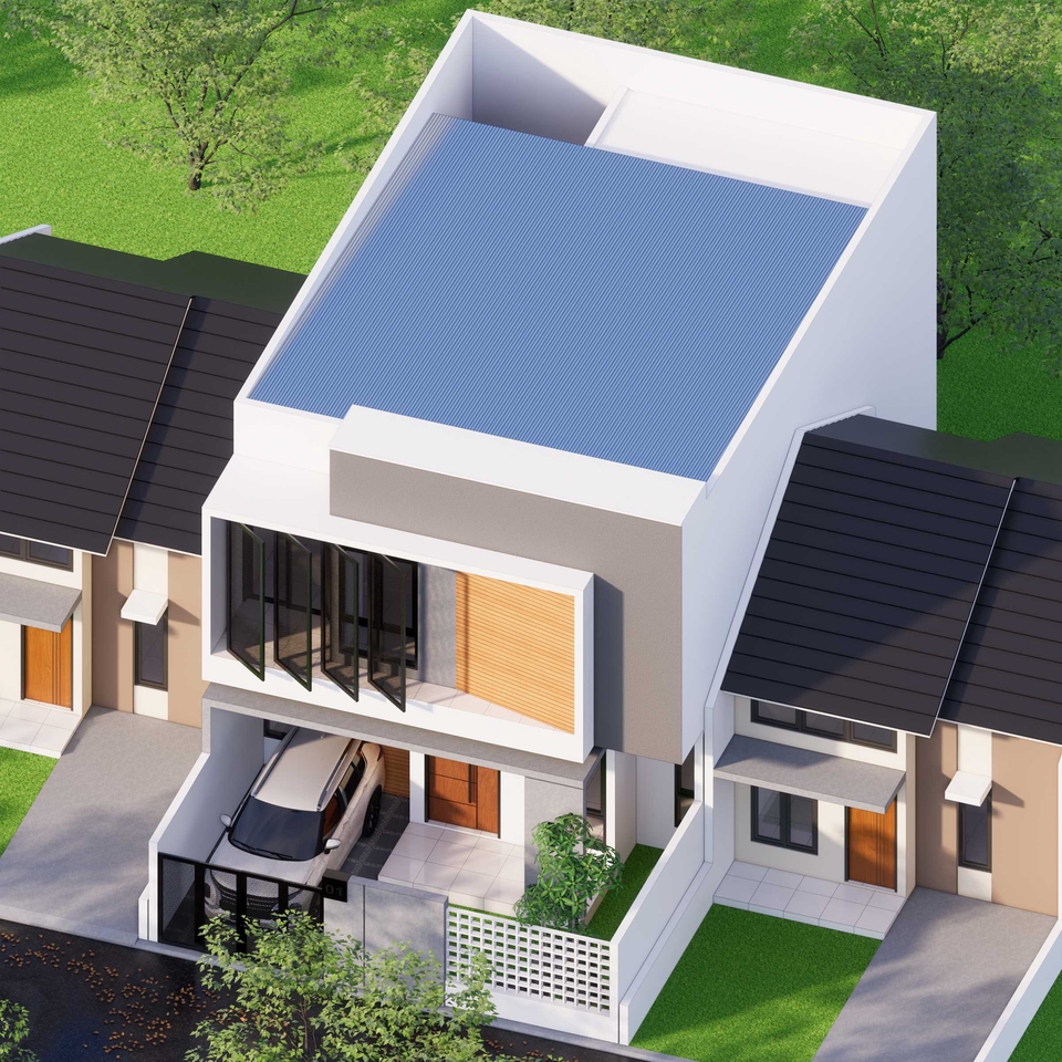 Jasa Desain Rumah/Pembuatan gambar kerja/3d render arsitektur