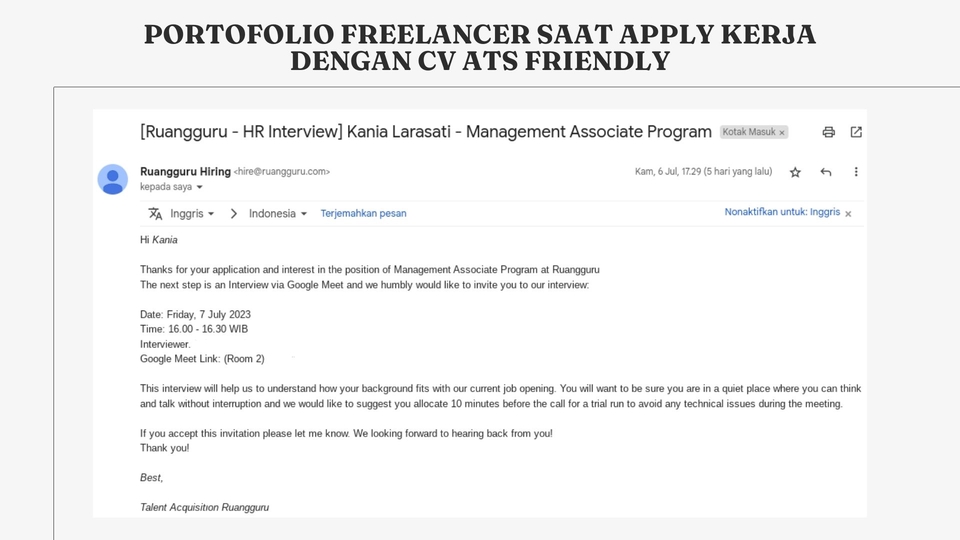 JASA DESIGN & REVIEW CV ATS FRIENDLY, AUTO LOLOS SELEKSI ADMINISTRASI!