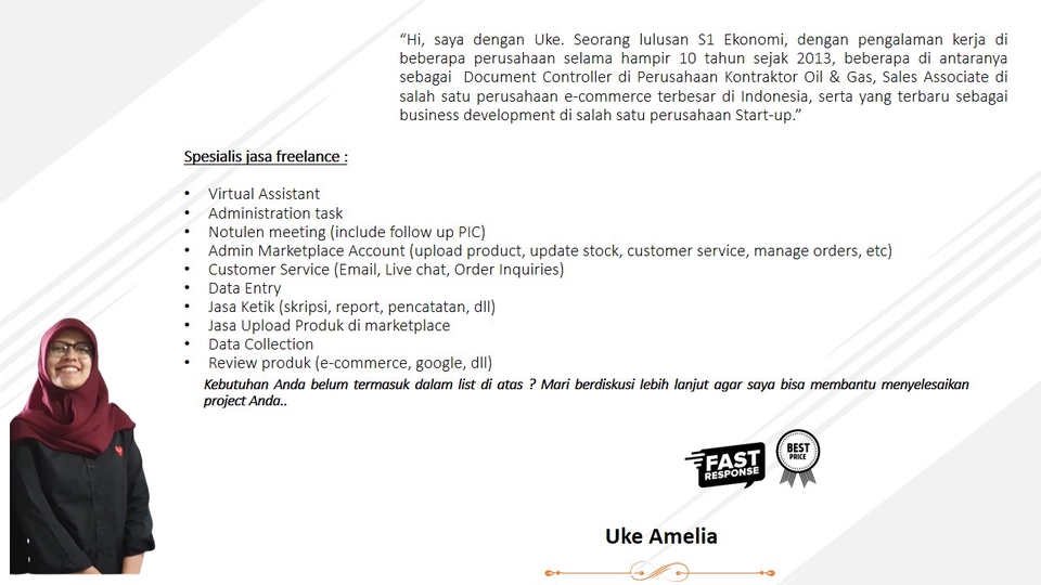 Jasa Virtual Assistant | Administrasi Online | Customer Service | Data Entry | Review Online Shop