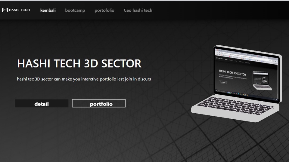 pembuatan web modern 2025 by Hashi tech