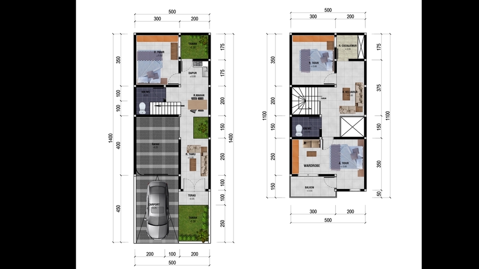 JASA DESAIN 2D&3D (3 HARI JADI) RUMAH TINGGAL, KANTOR, RUKO, MASJID ...