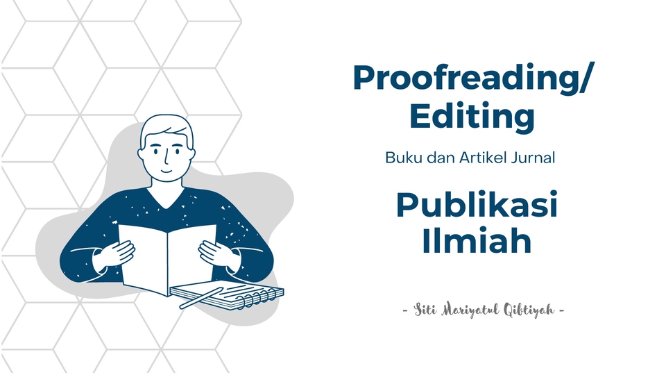 Proofreading/Editing Buku & Artikel Ilmiah Publikasi