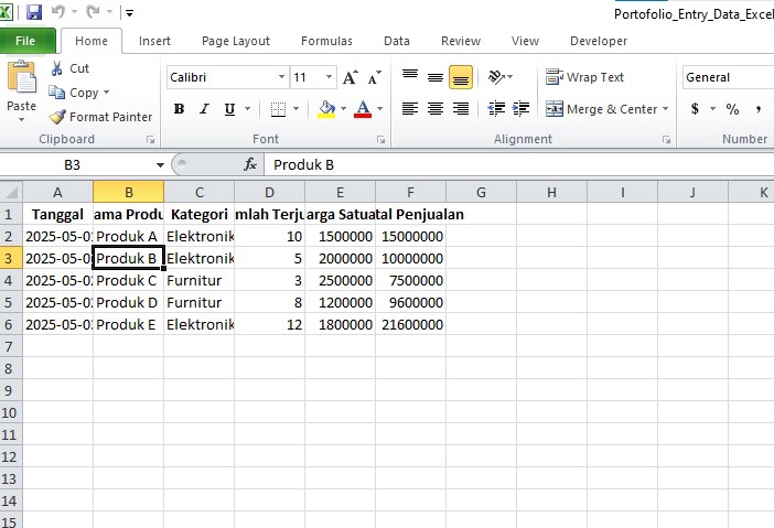 Jasa Entry Data dan Excel Profesional – Cepat, Rapi, Akurat