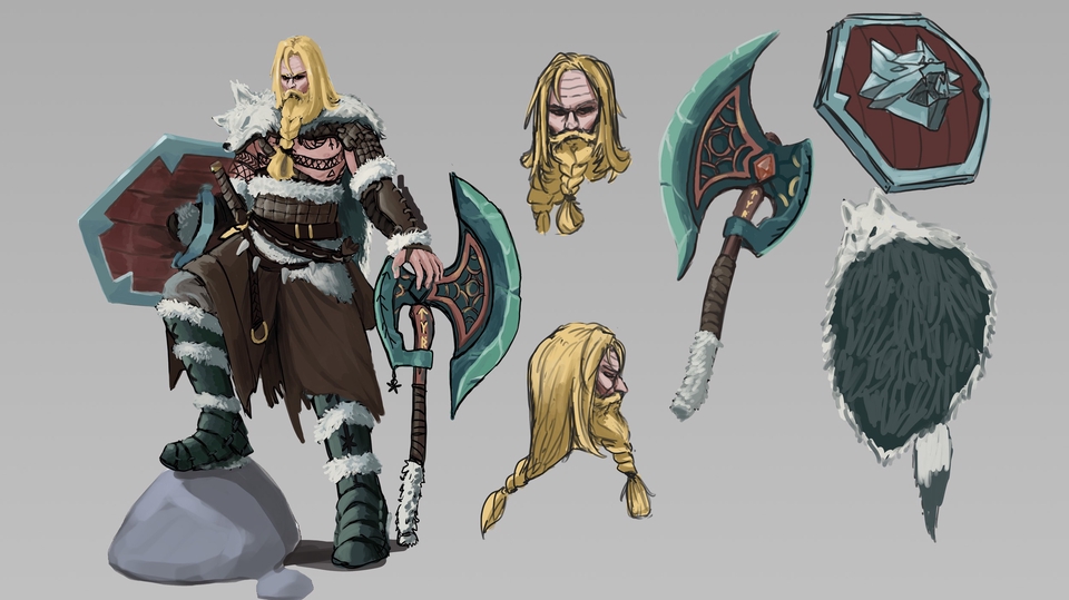 รับออกแบบ Character 2D Semi-real