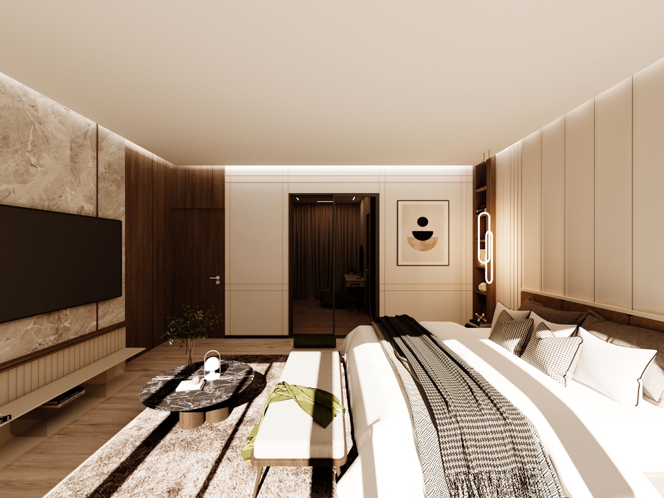 รับงานด่วน Render 3D Perspective & Interior