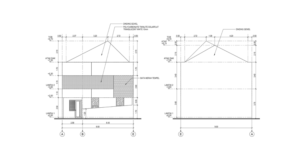 Drafter Gambar Kerja/DED (Detail Engineering Drawings)