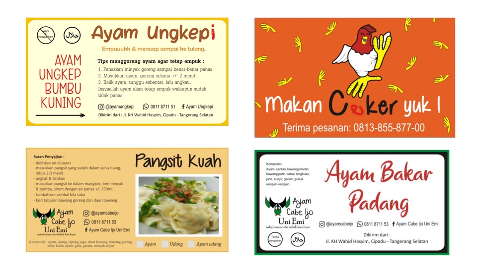 Sticker Label Produk UMKM