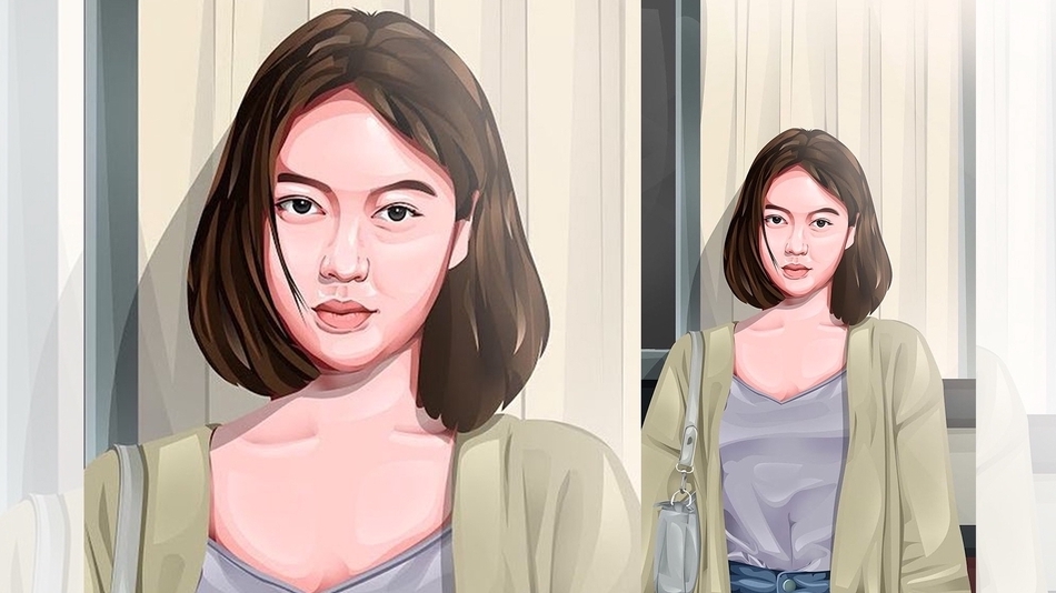 POTRAIT VECTOR ART